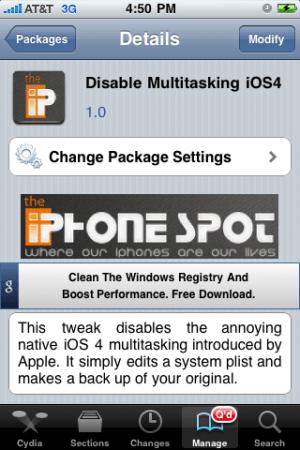 วิธีปิด Multitasking บน iOS 4