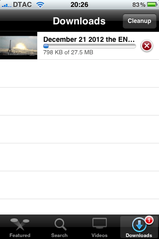 วิธีเซฟวีดีโอจาก Youtube ลง iPhone ด้วย MxTube