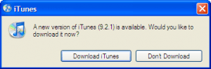 Apple ปล่อย iTunes 9.2.1 แก้ไขบัค