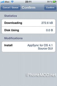 วิธีติดตั้ง AppSync สำหรับ iOS 4.1 ก่อนลงเกมส์ไอโฟน