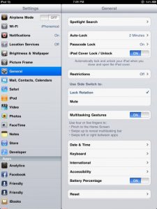 โชว์การใช้งาน Multitasking Gestures บน iPhone 3GS iOS 4.3