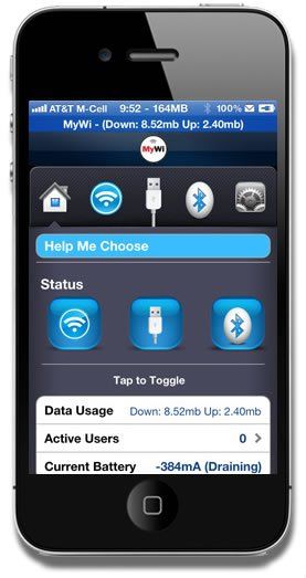 MyWi 5.0 รองรับการทำงานทั้ง iOS 4 และ iOS 5 สำหรับไอโฟนทุกรุ่น