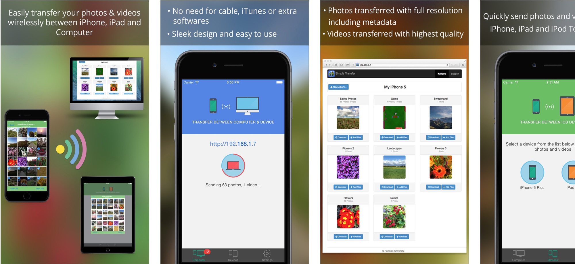Simple Transfer Pro ส่งรูปถ่าย วีดีโอจาก iPhone, iPad ไปคอมง่ายๆ ไม่ง้อ ...