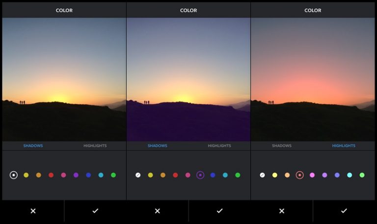 Instagram เพิ่มคุณสมบัติ "Color และ Fade"