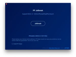 วิธีเจลเบรค iPhone, iPad, iPod touch iOS 8.1 - 8.4 ด้วย PPJailbreak บน ...