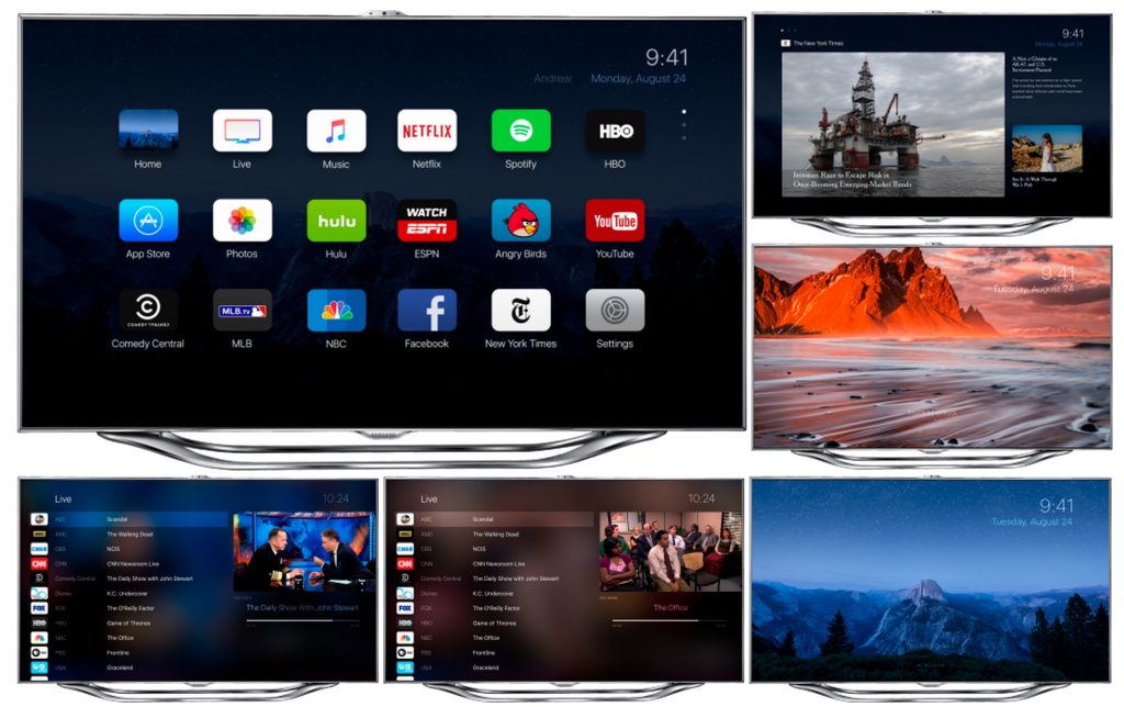 แนวคิดการออกแบบ UI ของ Apple TV รุ่นที่ 4