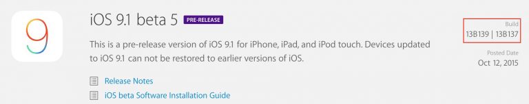 Apple ปล่อยอัปเดต iOS 9.1 beta 5 และ Public beta 5