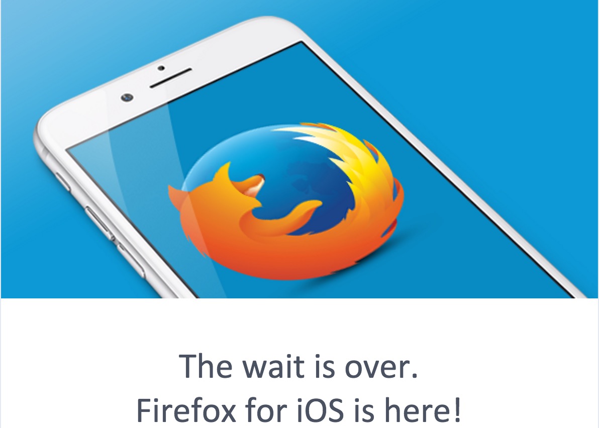 Firefox web browser สำหรับ iOS เปิดให้ดาวน์โหลดแล้ว