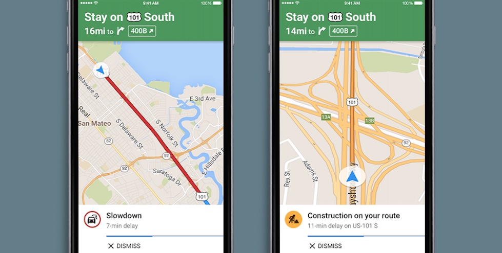 Google Maps V4.12 มาพร้อมระบบแจ้งเตือนขณะนำทาง