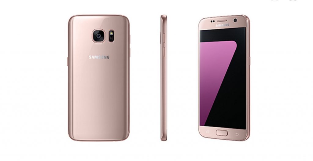 Samsung S7, S7 EDGE ออกสีใหม่ชมพูสดใสแบบ Pink Gold