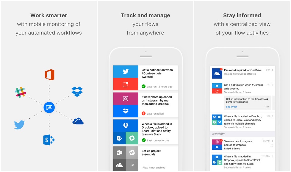 Microsoft Flow แอปฯ สร้างชุดคำสั่งอัตโนมัติแบบ IFTTT