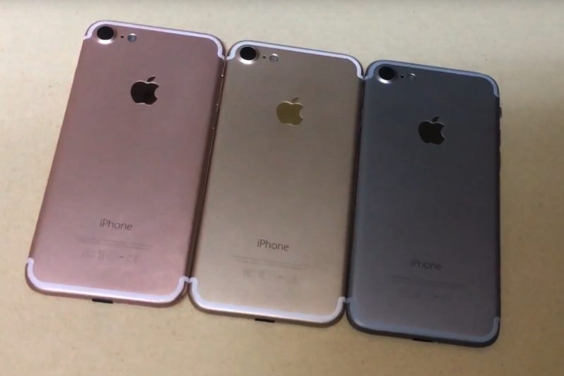 ชมคลิป Mockups ตัวแบบ iPhone 7 สี Gold, Rose Gold และ Space Black