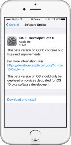 Apple ปล่อย iOS 10 Developer Beta 6/Public Beta 5 ให้ทดสอบแล้ว
