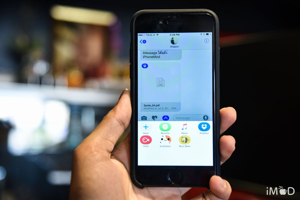 Apple ปล่อยแอปที่ใช้งานร่วมกับ iMessage iOS 10 ออกมาบ้างแล้ว