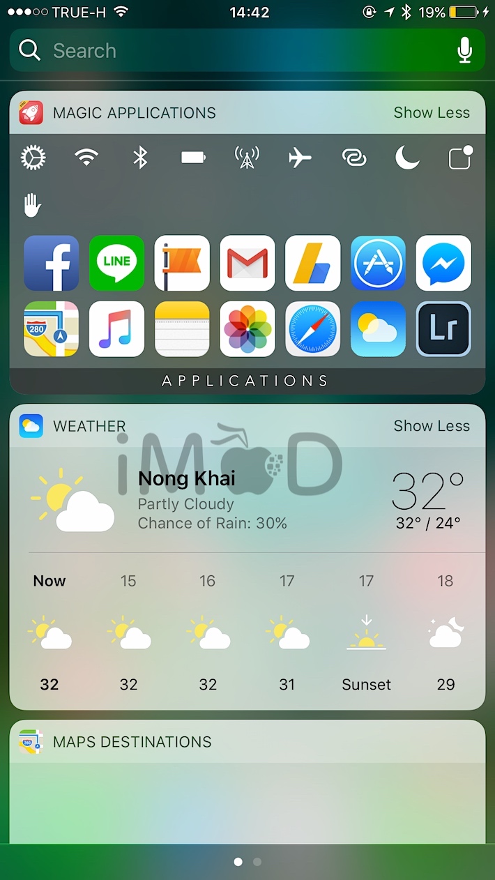 Magic Launcher Pro เปิดแอปจากหน้า Notification Center อย่างง่าย