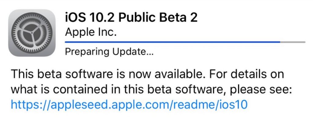 Apple ปล่อย iOS 10.2 Public Beta 2 ให้ผู้สนใจได้ทดสอบแล้ว Apple ปล่อย iOS 10.2 Public Beta 2 ให้ผู้สนใจได้ทดสอบแล้ว