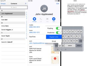 เผยคุณสมบัติลับใน iOS 10.3 Developer Beta 1 คีย์บอร์ดลอยใช้งานมือเดียว ...
