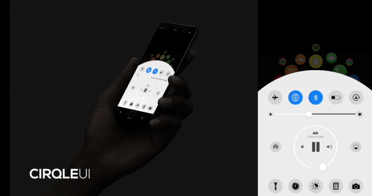 ชมวิดีโอแนวคิด iOS 11 Circular UI - iPhoneMod