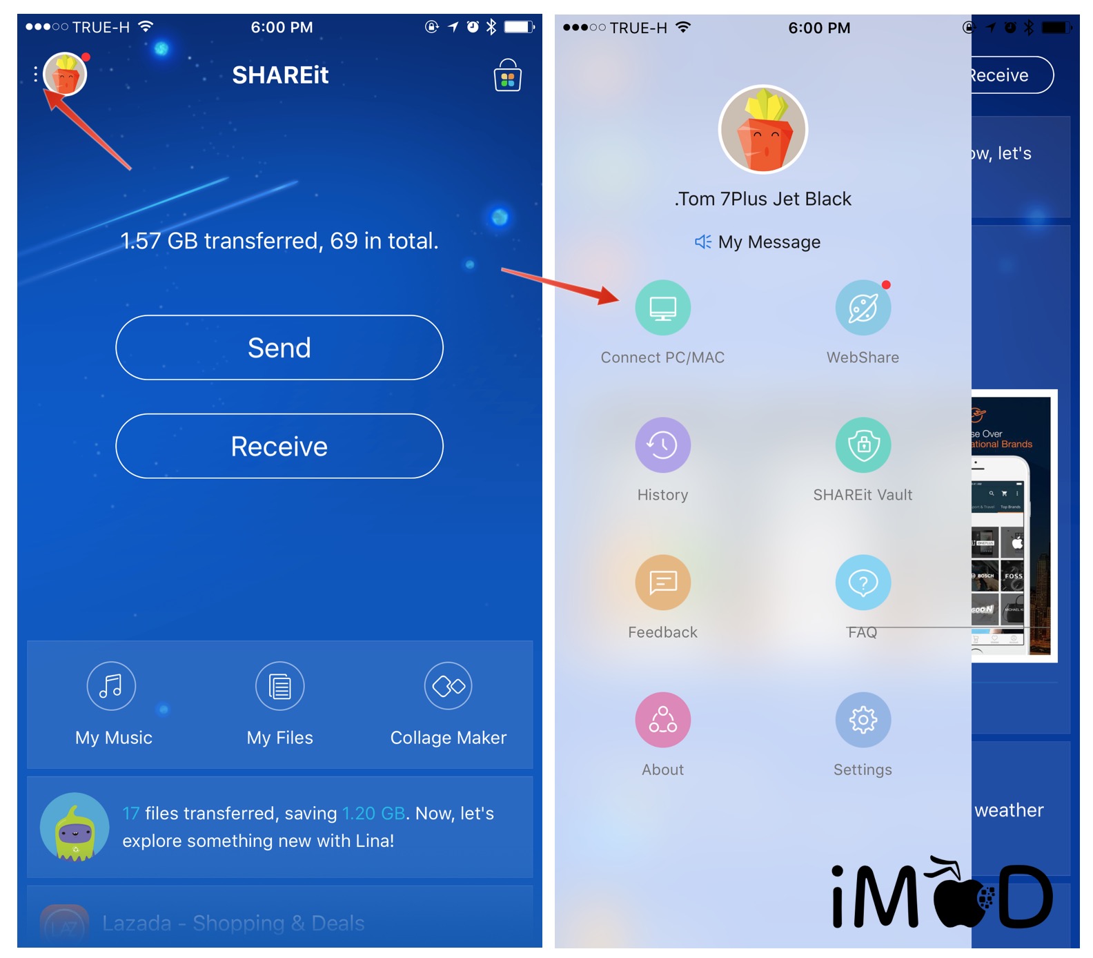 วิธีย้ายรูปจาก iPhone iPad ลงคอมอย่างง่าย ด้วย SHAREiT รองรับ Mac/PC
