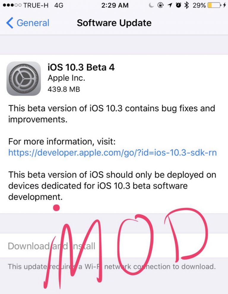Apple ปล่อย iOS 10.3 Developer Beta 4 ให้นักพัฒนาได้อัปเดต