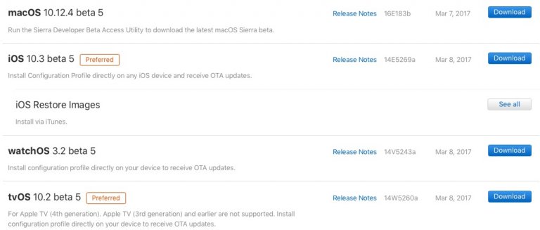 Apple ปล่อย iOS 10.3 Developer Beta 5 ให้ทดสอบแล้ว