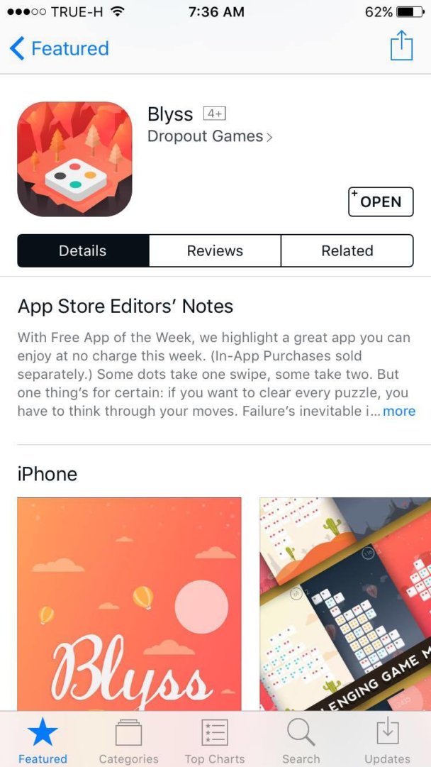 ดาวน์โหลดฟรีเกม Blyss เกม Puzzle ลับสมองประลองปัญญา แอปฟรีประจำสัปดาห์