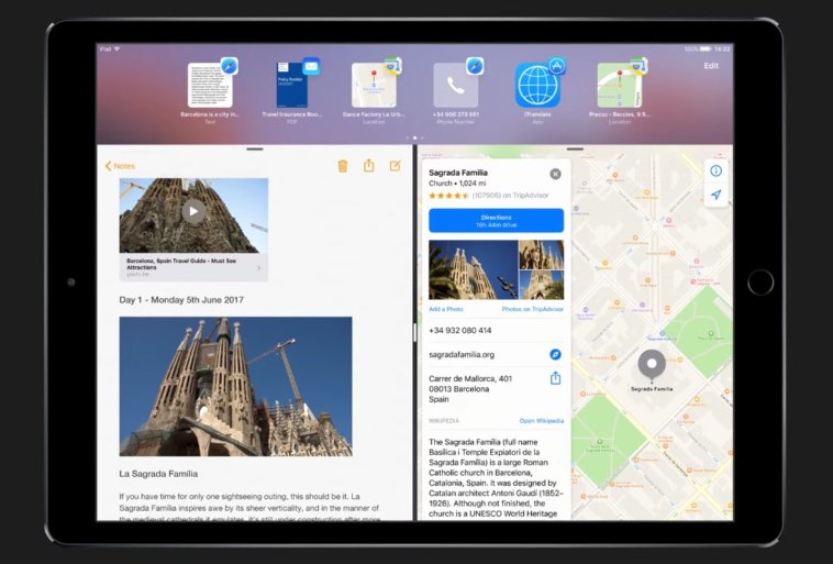 ชมแนวคิด iOS 11 สำหรับ iPad เน้นฟีเจอร์ Drag & Drop, Shelf, Split View ...