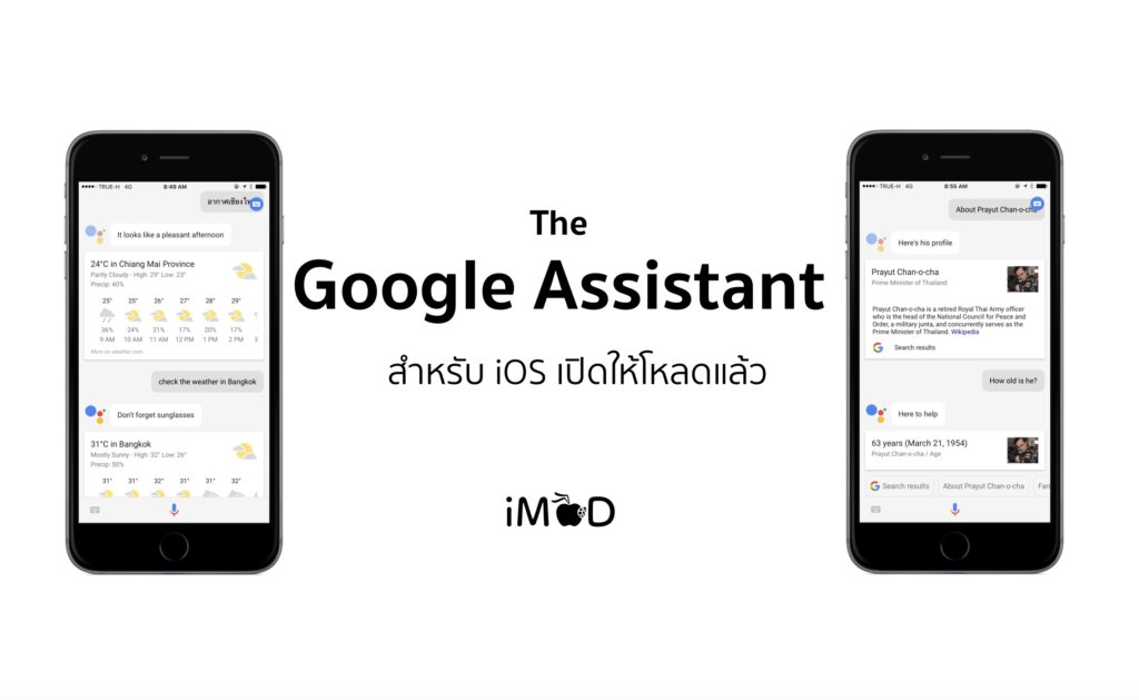 Google ปล่อยแอป The Google Assistant สำหรับผู้ใช้งาน iOS (ลิงก์ดาวน์โหลด)