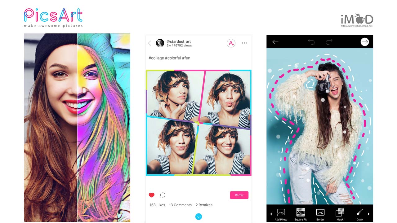 PicsArt - ข้อมูล ข่าว รีวิว อัปเดตล่าสุดโดย iPhoneMod