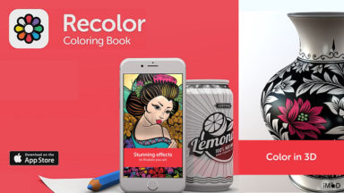 โหลดฟรี Recolor – Coloring Book แอปสมุดระบายสีช่วยผ่อนคลาย