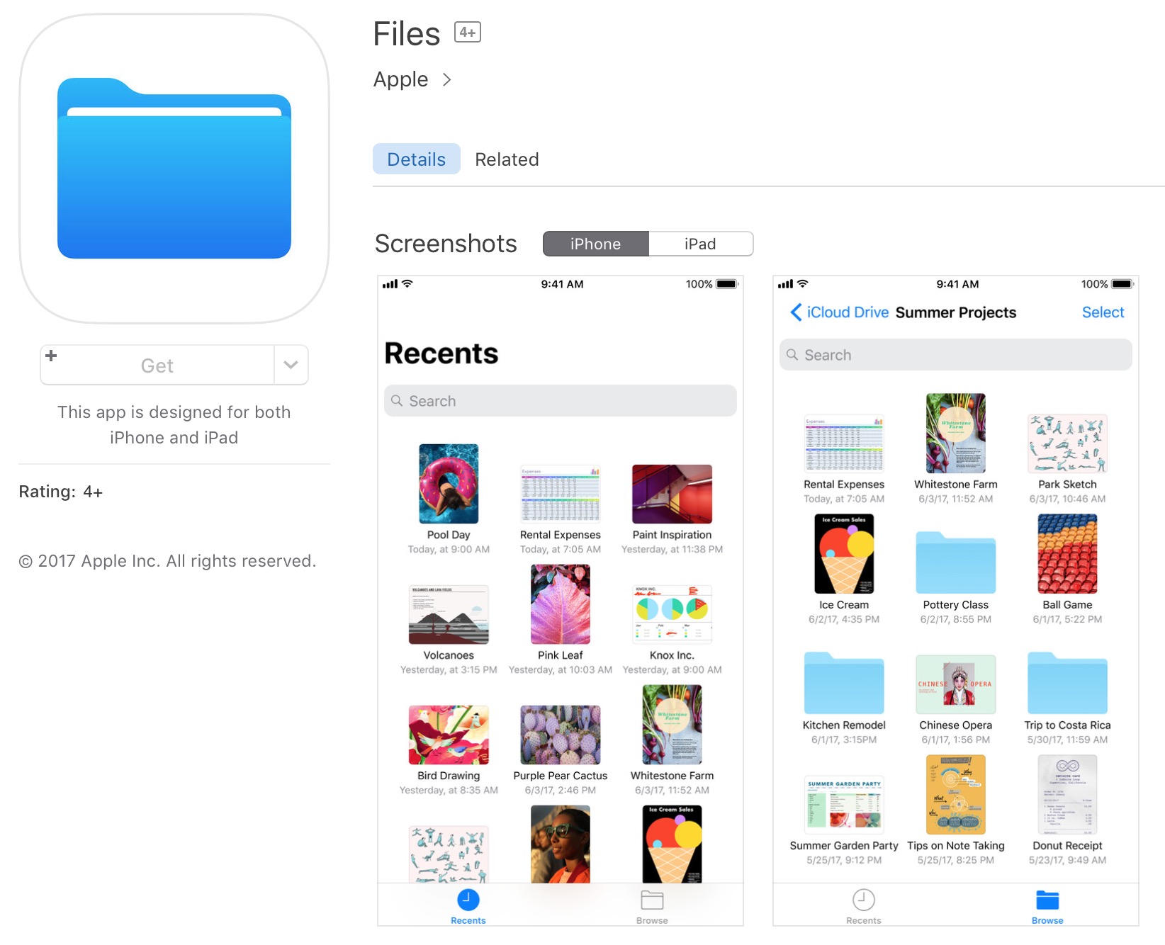 พรีวิวแอปพลิเคชั่น Files จัดการไฟล์ใน iOS 11 ตัวใหม่จาก Apple