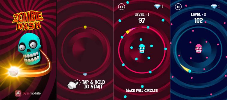 โหลดฟรี เกม Zombie Dash เกม Arcade เล่นง่ายในช่วงเวลาที่น่าเบื่อ