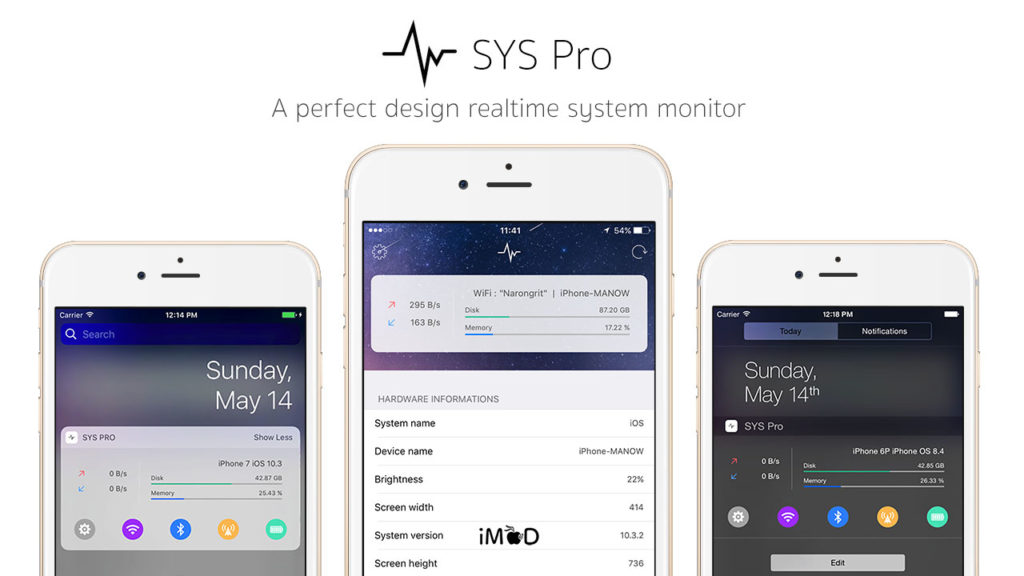 SYS Pro แอปตรวจสอบและรายงานข้อมูลระบบในมือถือแบบเรียลไทม์พร้อม Widget ...