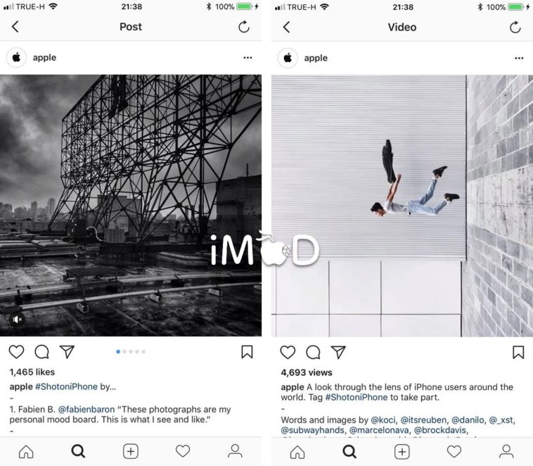 Apple เปิดบัญชีใน Instagram อย่างเป็นทางการแล้ว เน้นโพสต์ภาพและวิดีโอ ...