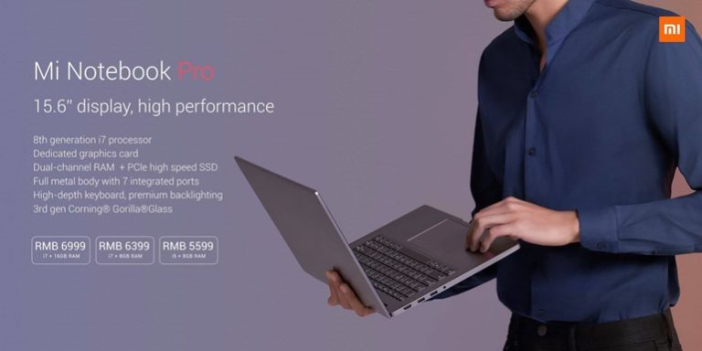 Mi Notebook Pro เปิดตัวโน้ตบุ้คสุดแรงในราคาเกือบสามหมื่น