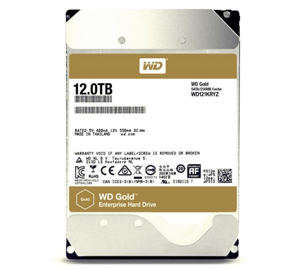 WD Gold เปิดขายฮาร์ดดิสก์ความจุ 12TB ราคา 24,990 บาท