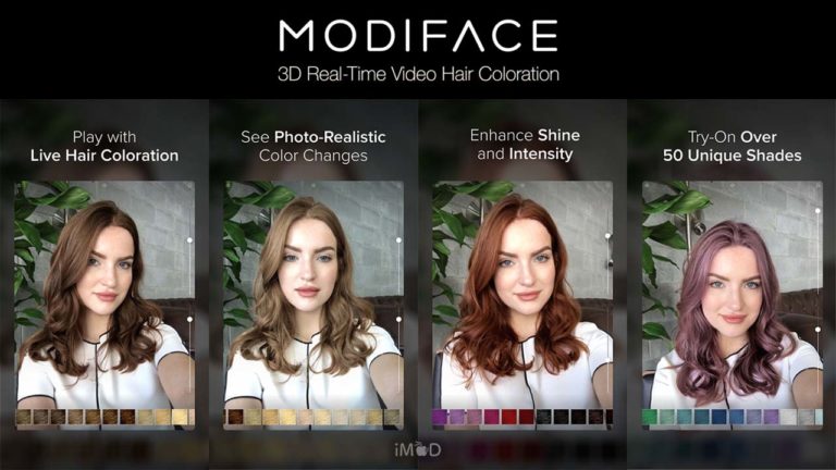 Hair Color by Modiface แอปเปลี่ยนสีผมแบบสุดเนียน ผ่านกล้องใน iPhone แบบ ...