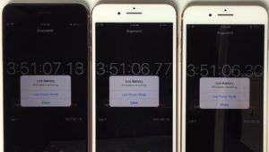 ผลทดสอบแบตเตอรี่ชี้ iOS 11.1 Beta 4 อยู่ได้นานกว่า iOS 11.0.3 ถึง 3 ชั่วโมง