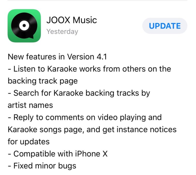 JOOX Music v.4.1 อัปเดต UI รองรับ iPhone X เป็นที่เรียบร้อย