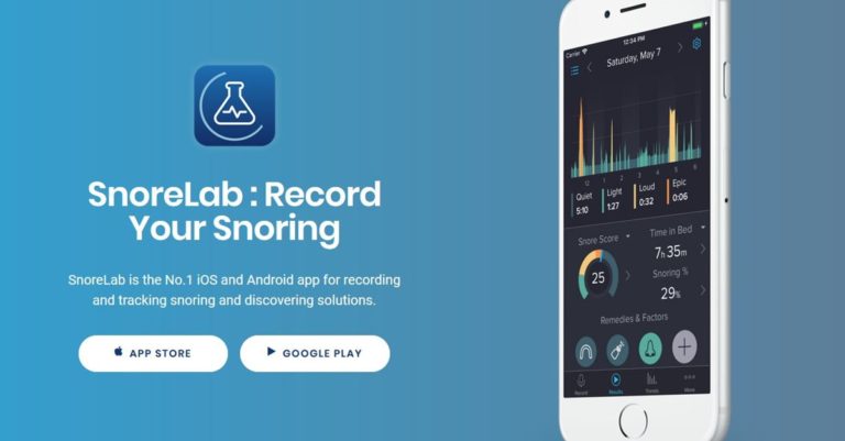 SnoreLab แอปพลิเคชันสำหรับการบันทึกและติดตามการกรน