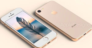 ภาพ CAD (เรนเดอร์) iPhone SE 2 จอเต็มขอบ 4.7 นิ้ว, ไร้ปุ่ม Home