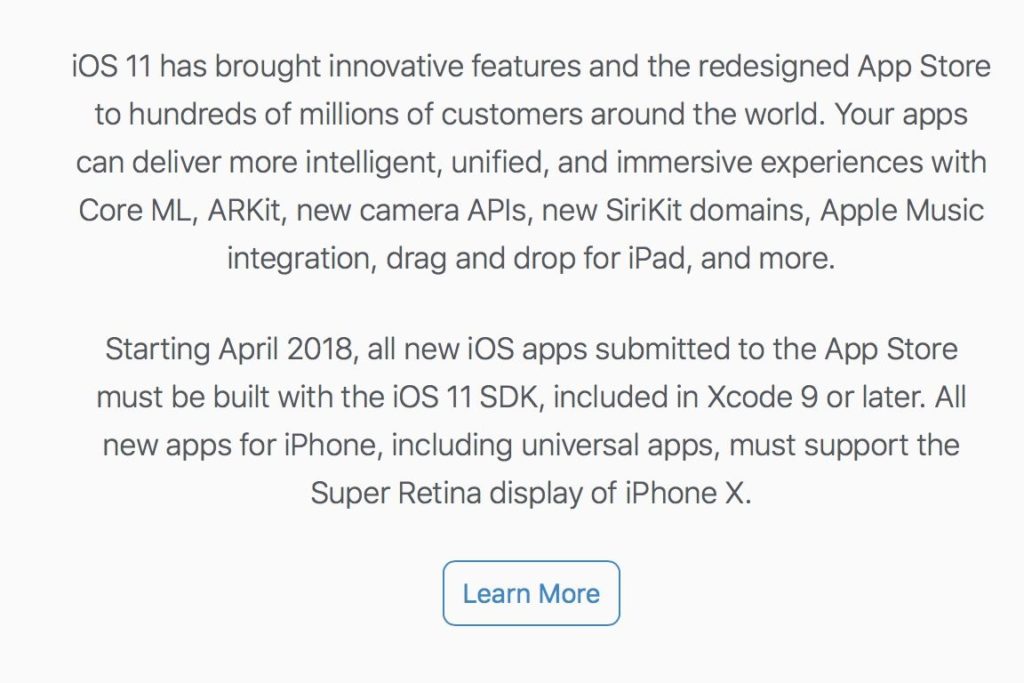 Apple แจ้งนักพัฒนาให้อัปเดตแอปรองรับ "รอยบาก" ของ iPhone X เริ่มเม.ย. 2018 นี้