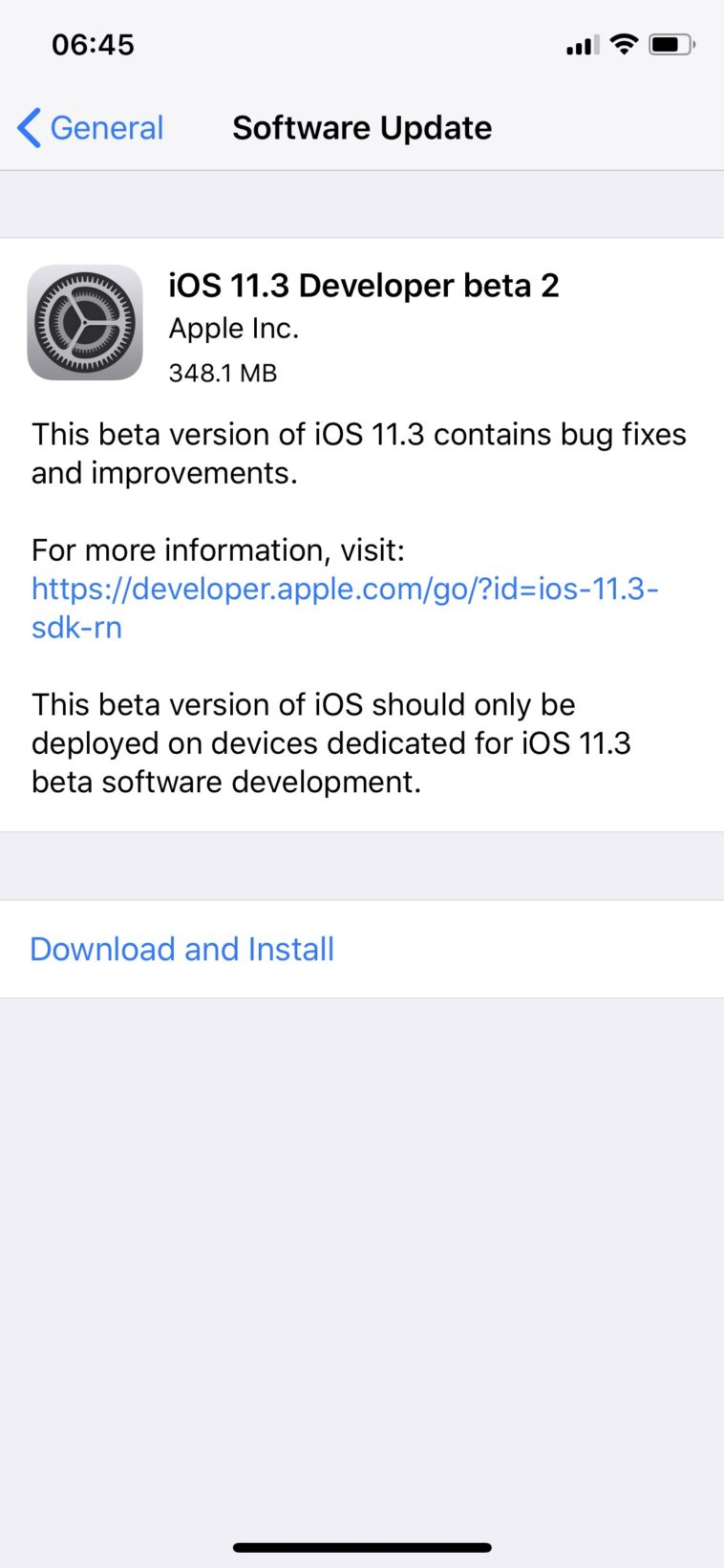 Apple ปล่อย iOS 11.3 Developer Beta 2 ให้นักพัฒนาได้อัปเดตแล้ว มาพร้อมฟีเจอร์ Battery Health