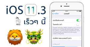 iOS 11.3 Beta 2 – มีอะไรใหม่ ชม 30 สิ่งใหม่ในเวอร์ชันนี้