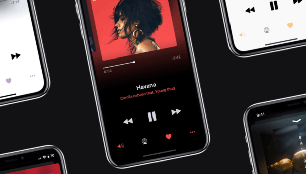 แนวคิด Apple Music ใน iOS 12 มี Dark Mode, รองรับการใช้งานแนวนอนและอื่นๆ