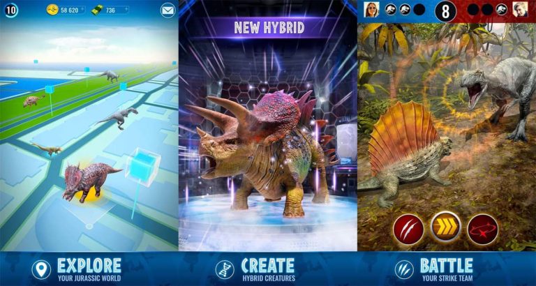 Jurassic World Alive เกมไดโนเสาร AR แบบ Pokemon Go เปิดให้ลงทะเบียนเล่น ...