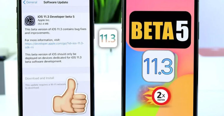 iOS 11.3 Beta 5 สำหรับนักพัฒนาปรับปรุงประสิทธิภาพจากเดิมมาก