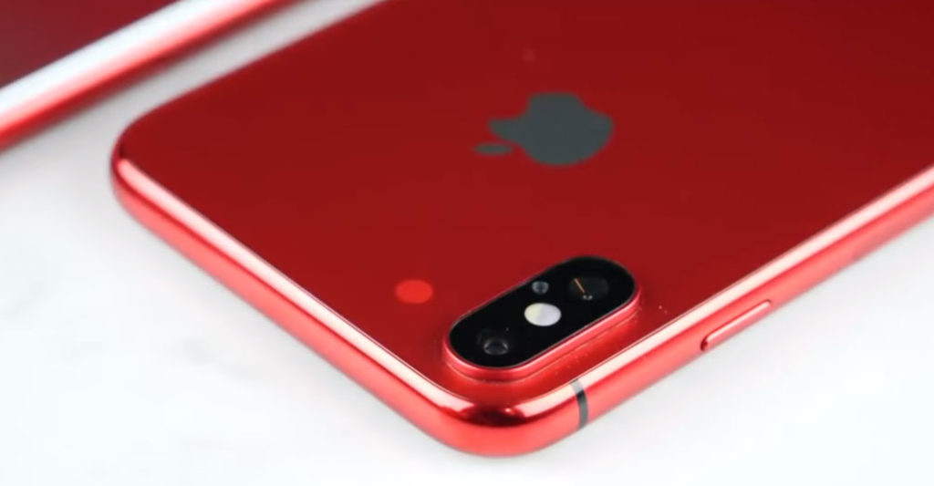 แนวคิด iPhone X สีแดง (PRODUCT) RED ออกแบบโดย Martin Hajek