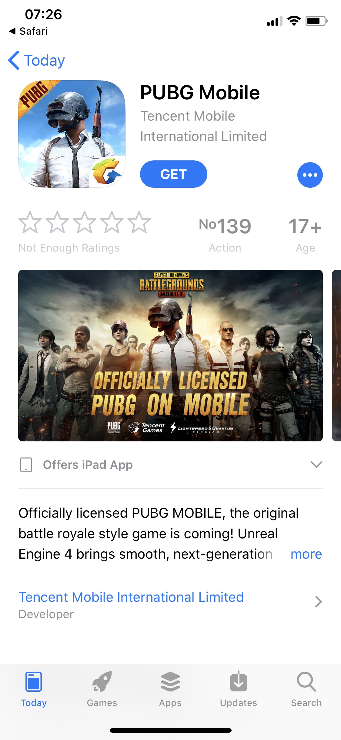 PlayerUnknown’s Battlegrounds (PUBG) เปิดให้เล่นบน iPhone, iPad แล้ว