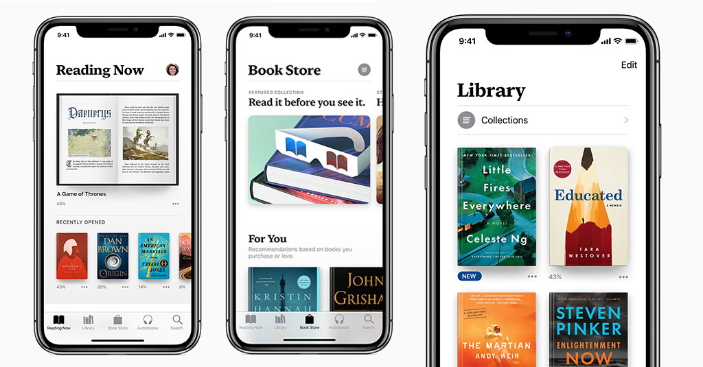 Apple พรีวิว "Apple Books" โฉมใหม่ที่จะมาพร้อม iOS 12 ในปีนี้